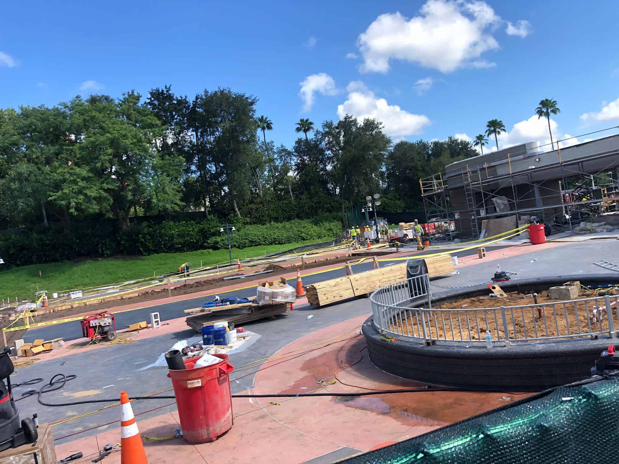 PHOTOS: Construction on New Security Checkpoint Continues at Entrance ...
