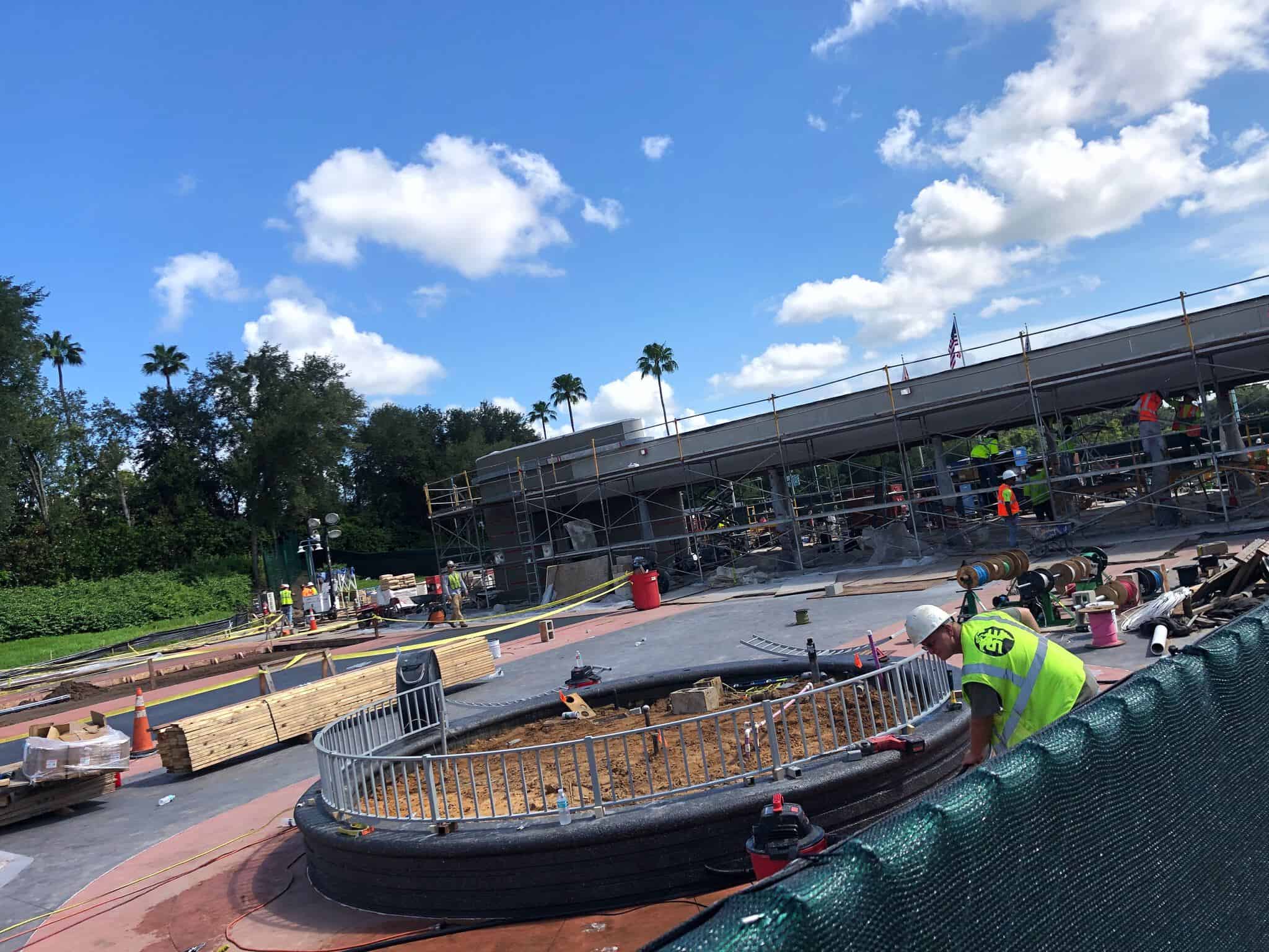 PHOTOS: Construction on New Security Checkpoint Continues at Entrance ...