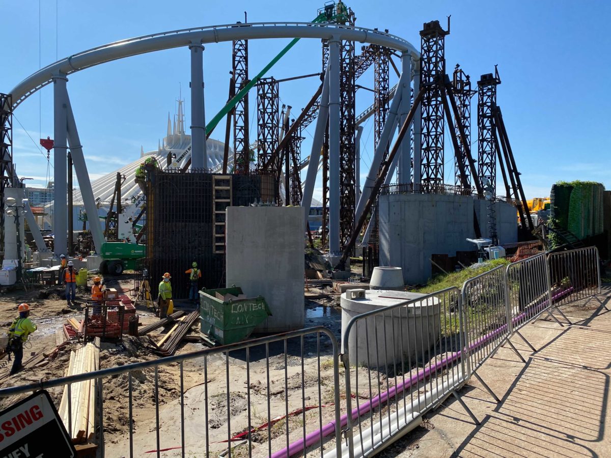 PHOTOS: Work Continues on Massive Illuminated Canopy, Additional ...
