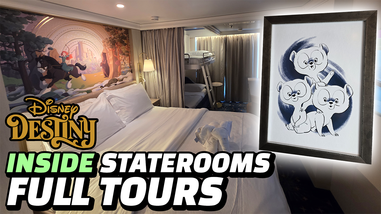 FULL TOUR: Inside Stateroom on the Disney Destiny - WDW News Today