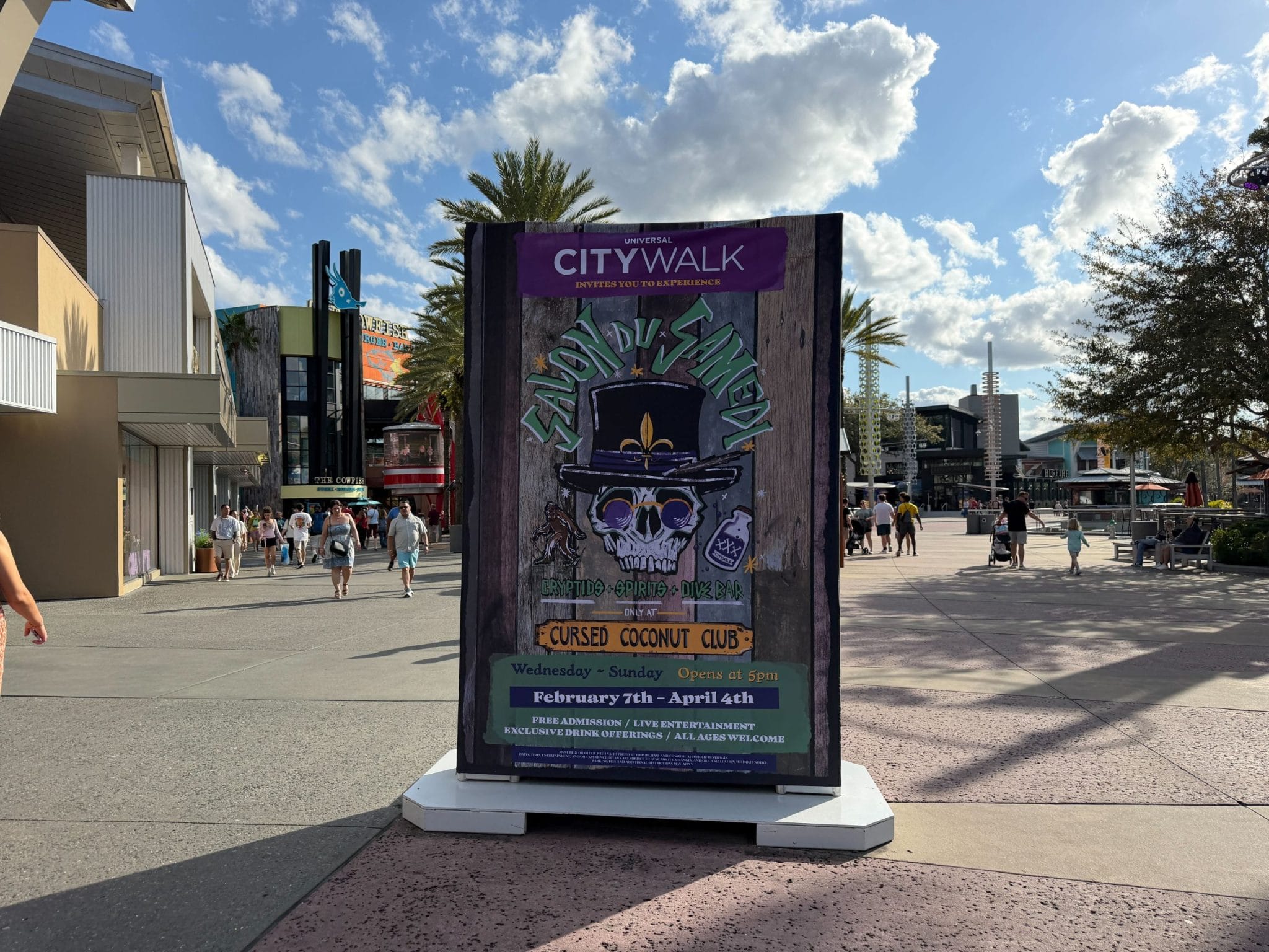 Cursed Coconut Club Returns to Universal CityWalk for Mardi Gras 2026 ...