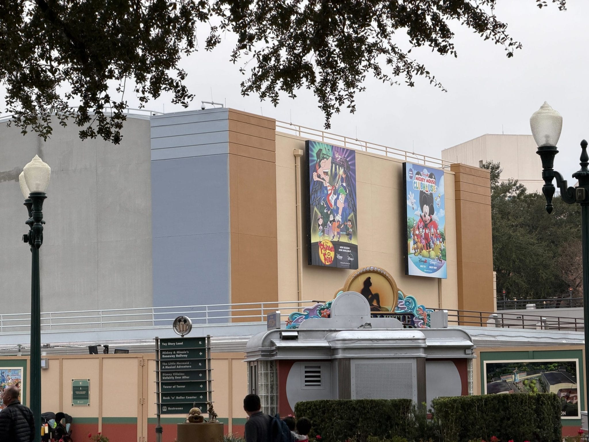 Temporary Structure Goes Up in Animation Courtyard at Disney’s ...