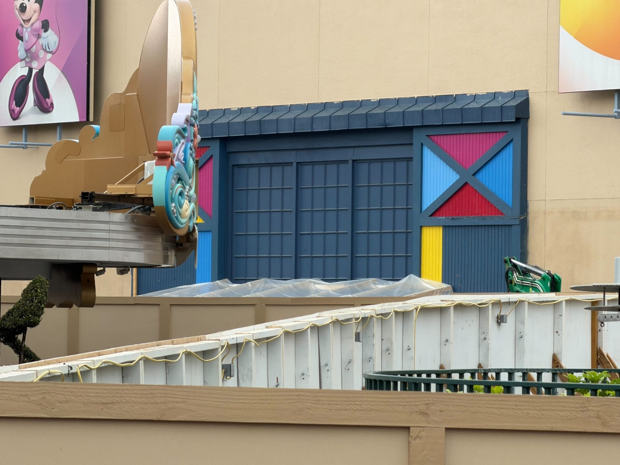 Temporary Structure Goes Up in Animation Courtyard at Disney’s ...