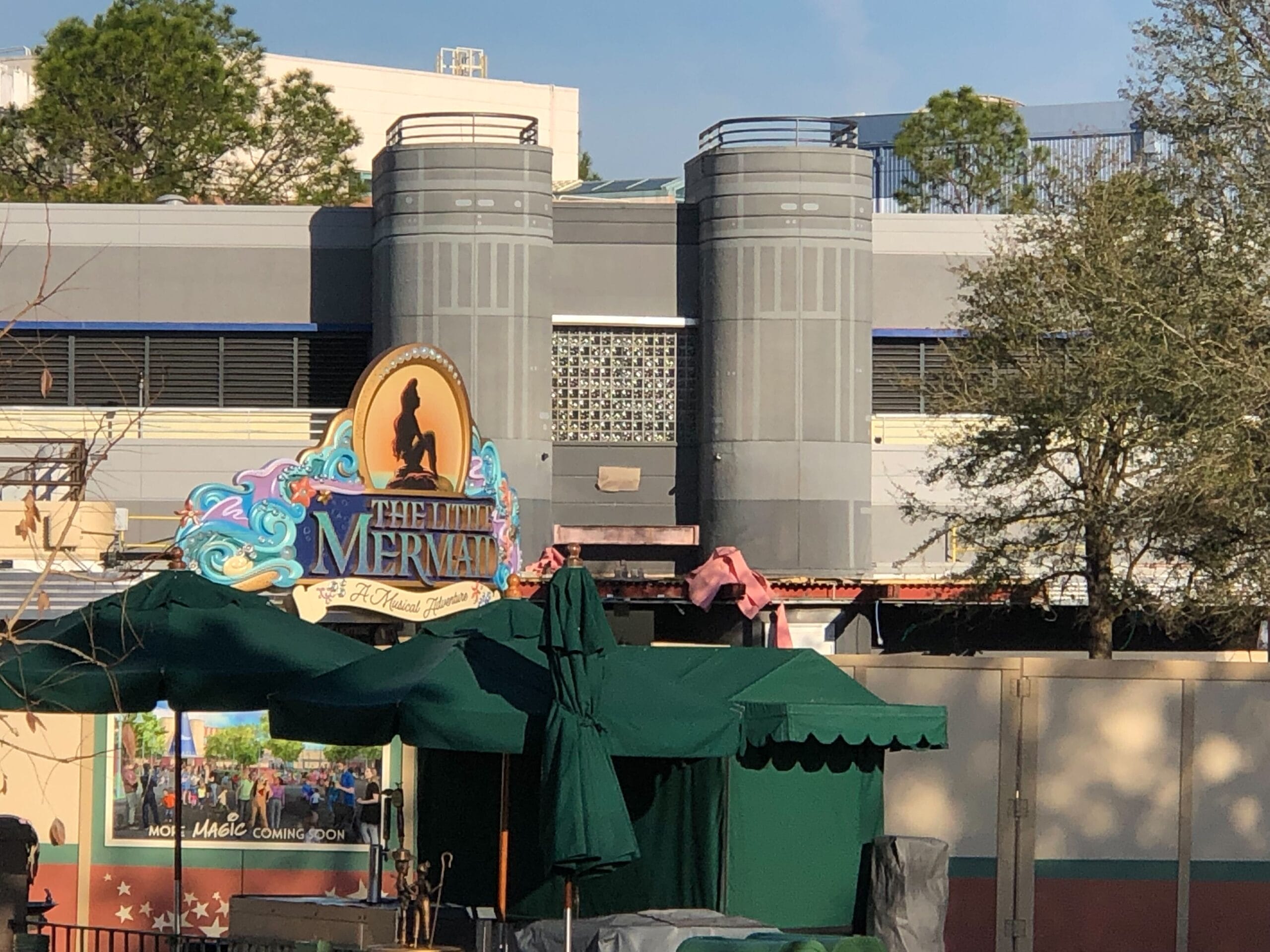 Wait Time Signs and Awning Removed at Former Star Wars Launch Bay in ...