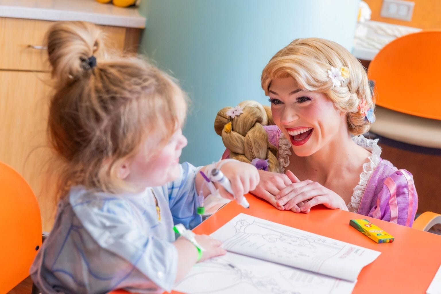 Rapunzel Surprises Pediatric Patients with Princess Party at ...
