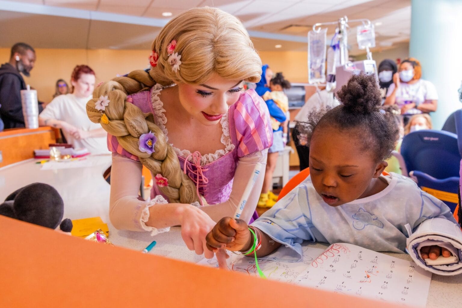 Rapunzel Surprises Pediatric Patients with Princess Party at ...