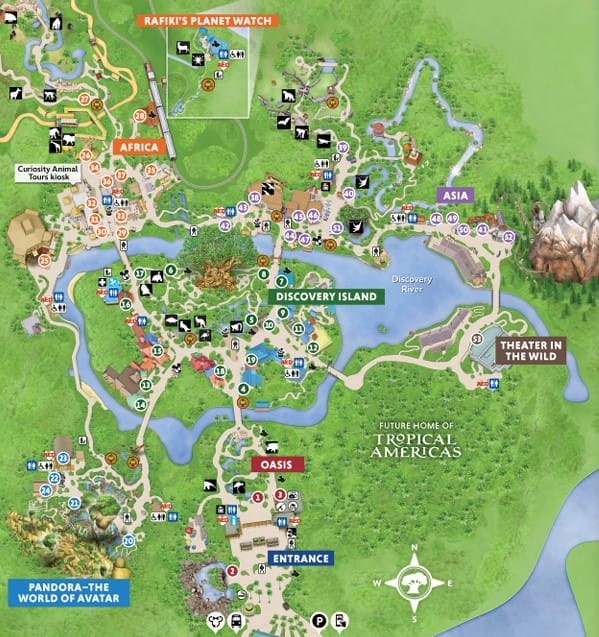 Disney Animal Kingdom Map