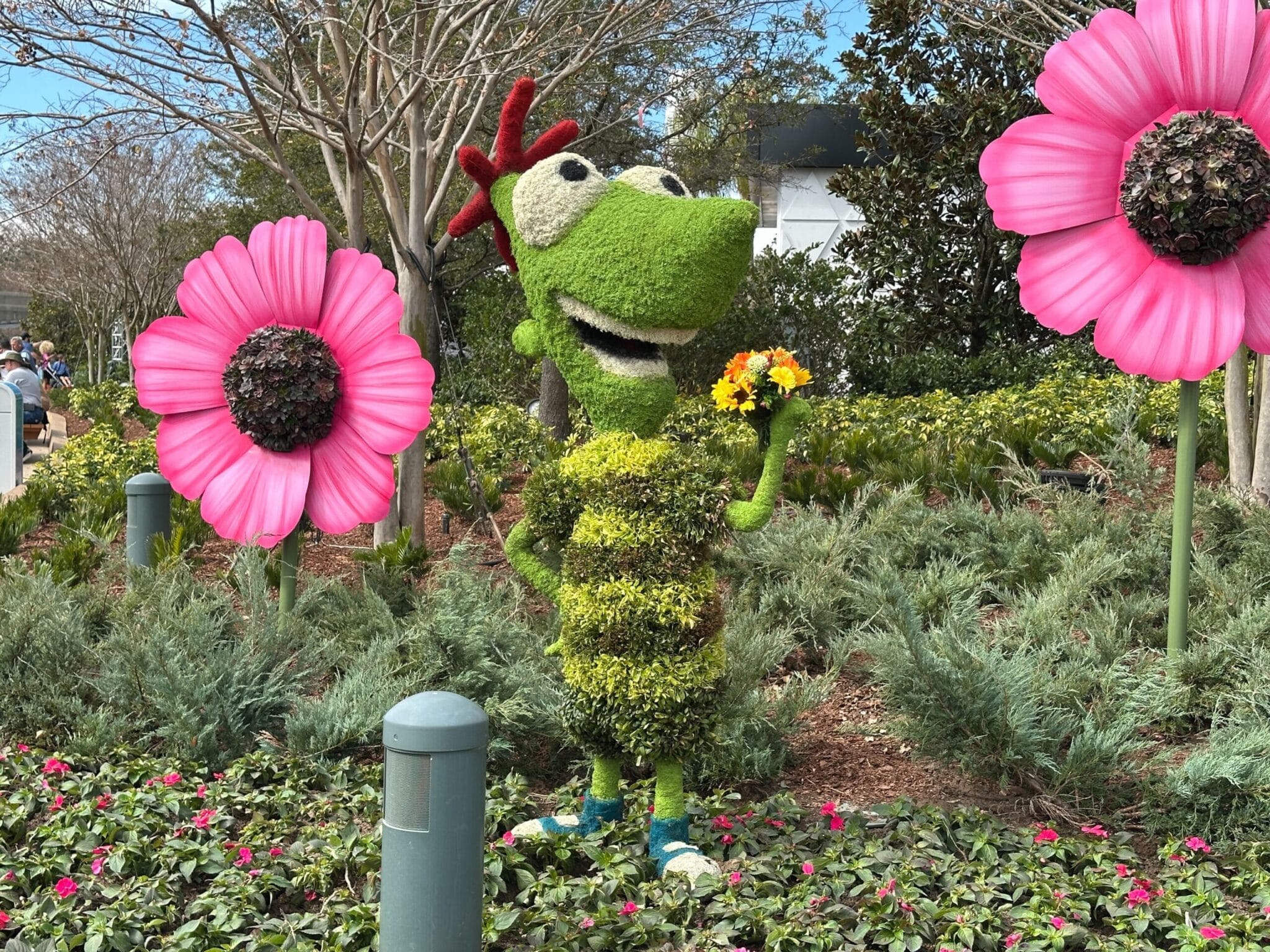 First Character Topiaries Arrive at EPCOT for Flower & Garden Festival ...