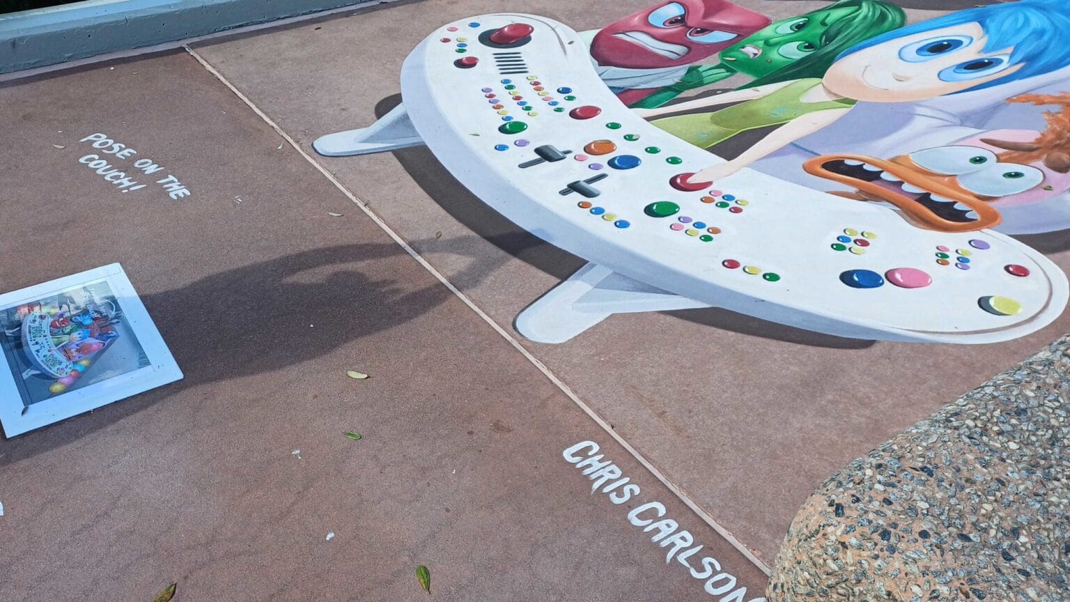 3D ‘Inside Out 2’ Chalk Art Appears for EPCOT Festival of the Arts 2026 ...