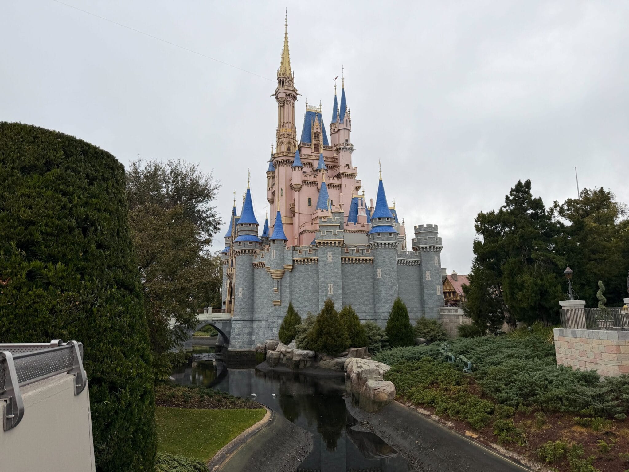 Cinderella Castle Moat Almost Drained at Magic Kingdom - Disney by Mark