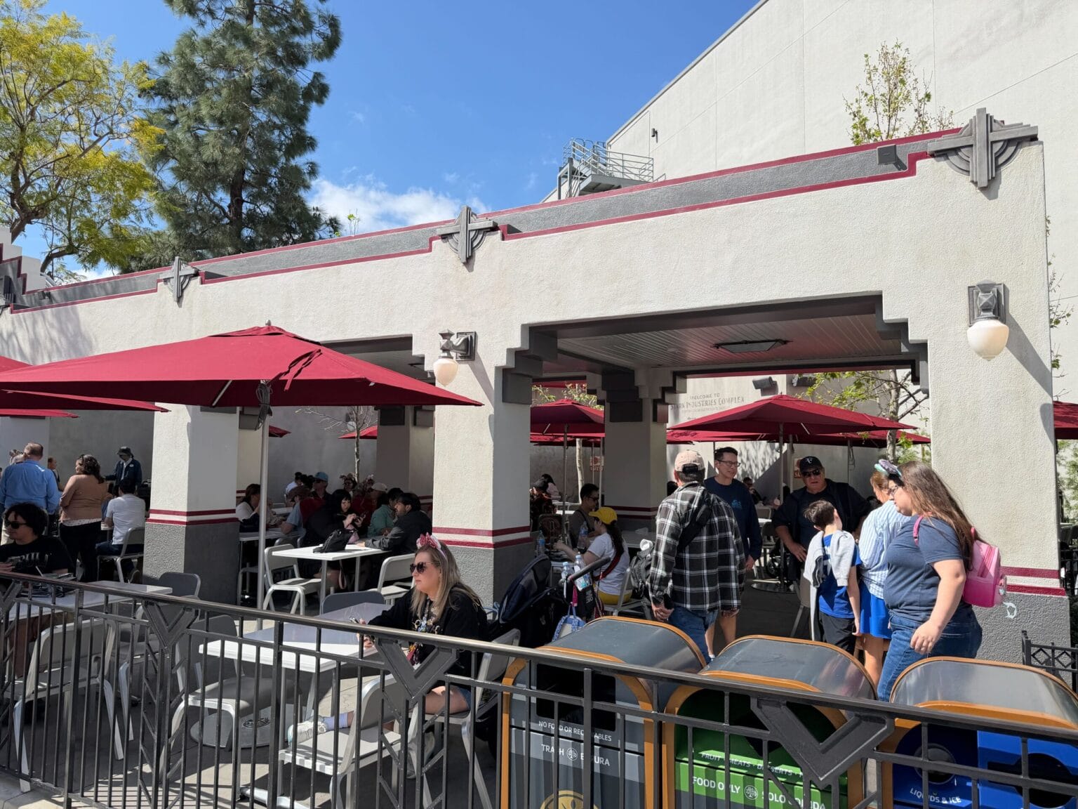 Avengers Campus Opens New Iron Man-Themed Seating Area - Disney by Mark