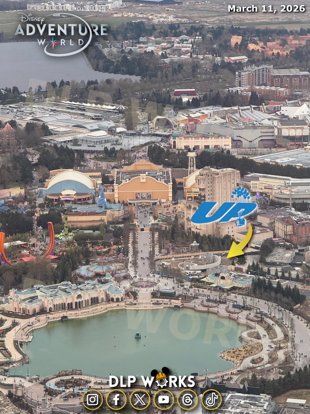 Work Progresses on 'Up' Ride and 'Lion King' Land at Disneyland Paris ...