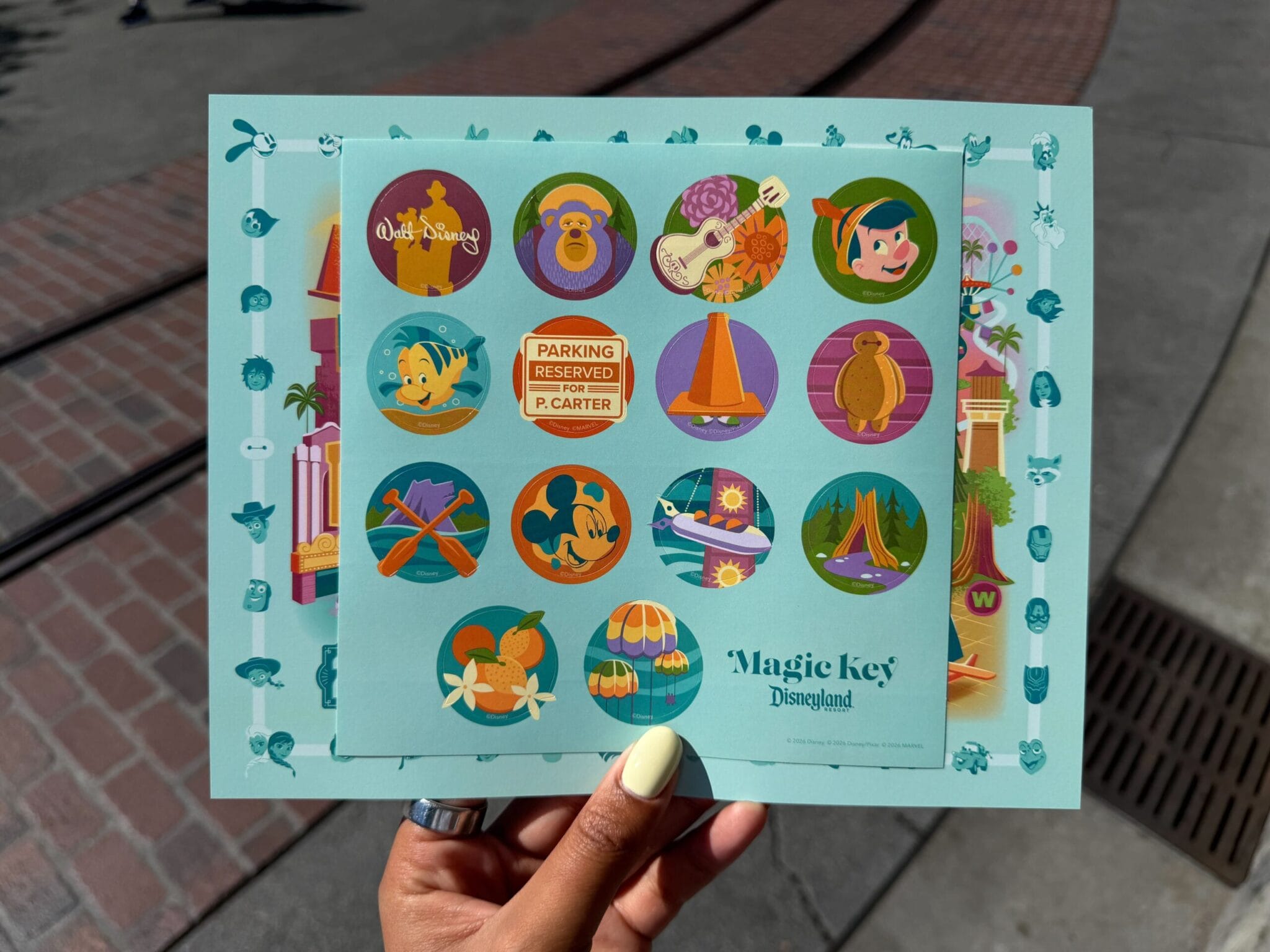 Disney California Adventure 25th Anniversary Scavenger Hunt Map Now ...