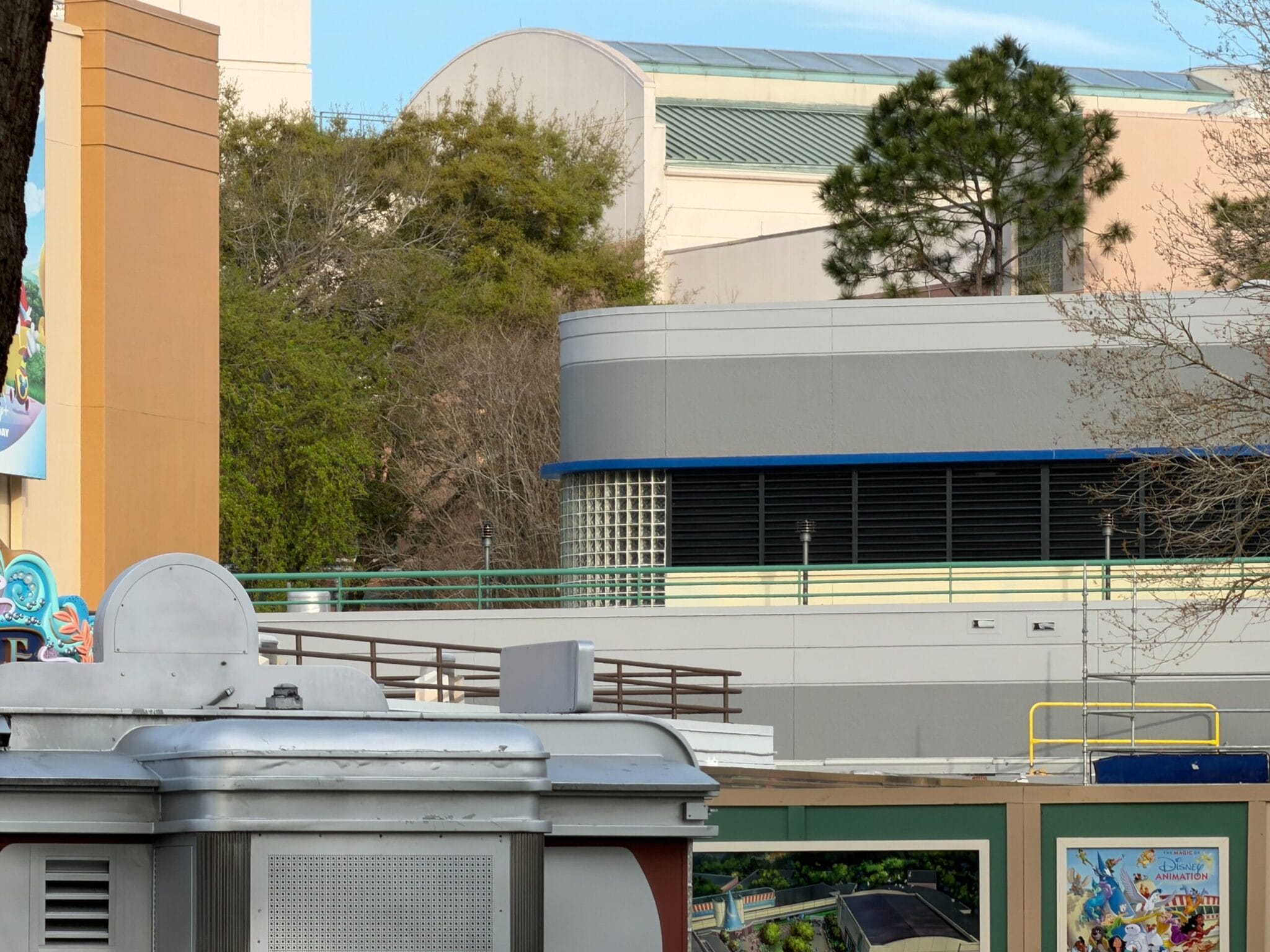Railings Painted on The Magic of Disney Animation Building in Disney’s ...