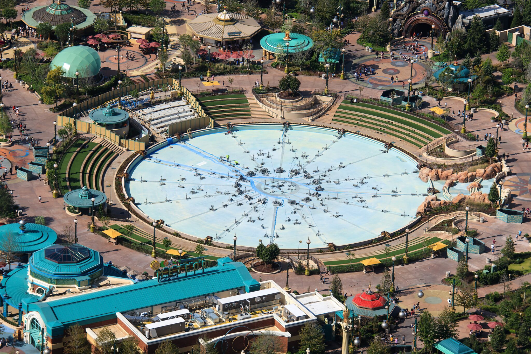 Epic Universe Expansion Progress, Fountain Updates, Fireworks Prep and ...