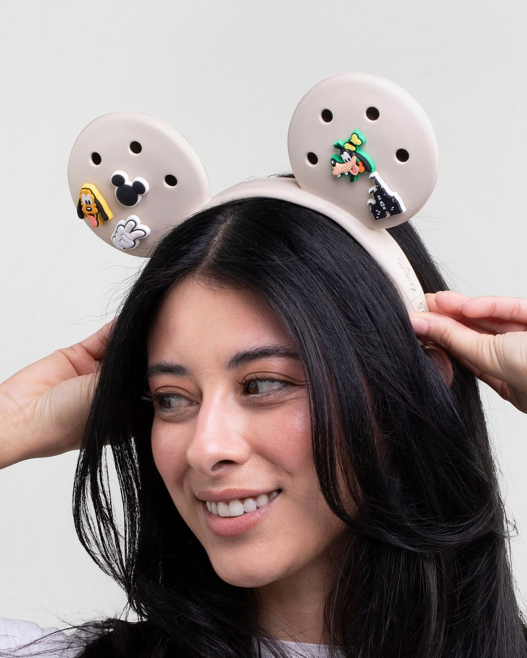 Crocs Launching Mickey & Minnie Ear Headbands with Jibbitz Charm Holes ...