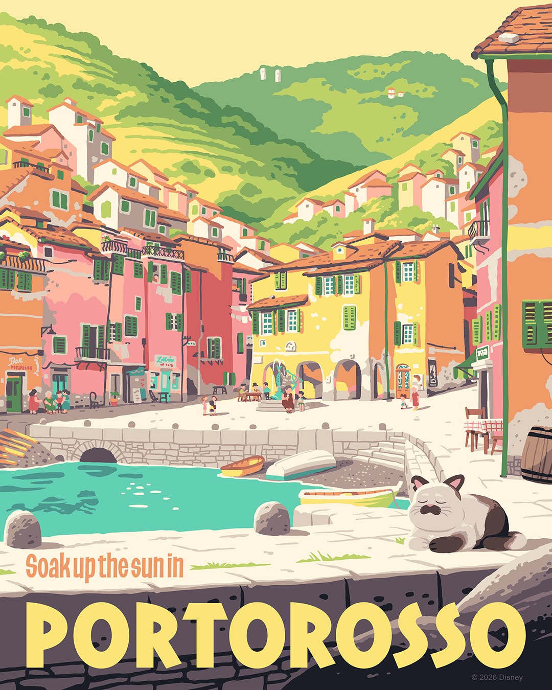 Disney Shares Travel Poster Art of Popular Movie Locations - WDW News Today