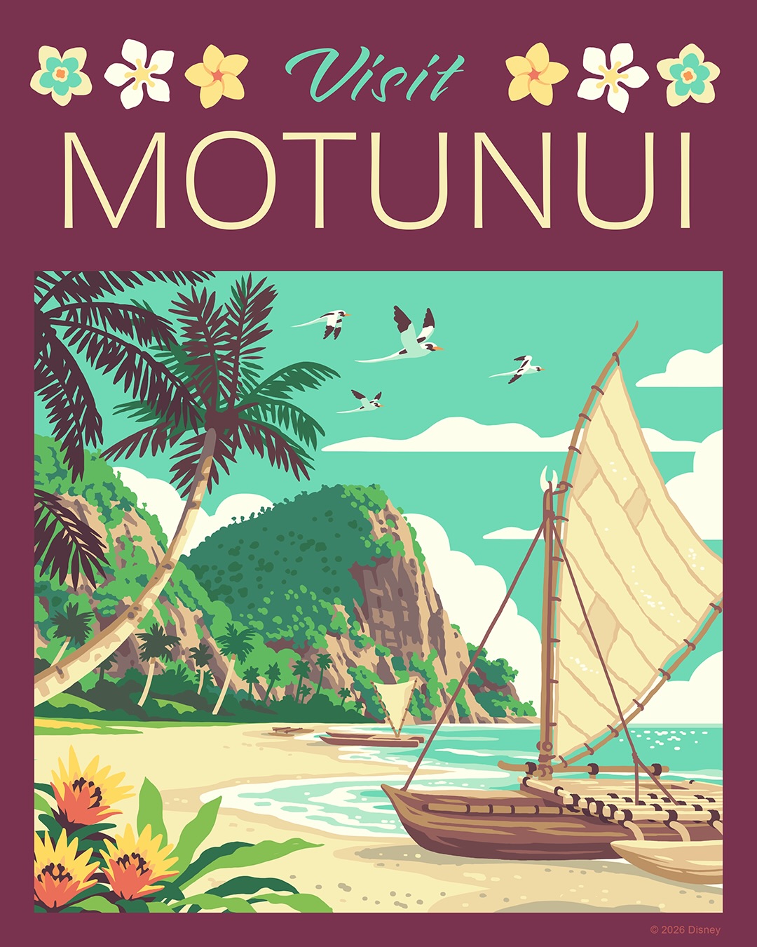 Disney Shares Travel Poster Art of Popular Movie Locations - WDW News Today