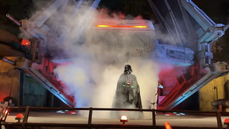 Darth Vader Arrives at Disneyland’s Galaxy’s Edge to Classic John ...
