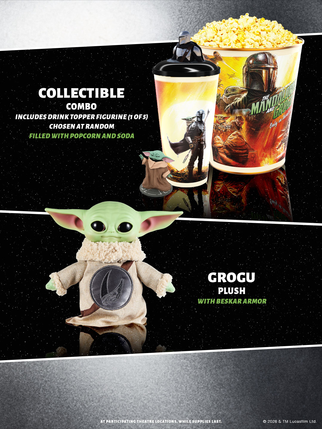 Light-Up AT-AT Popcorn Bucket and More 'Mandalorian and Grogu ...
