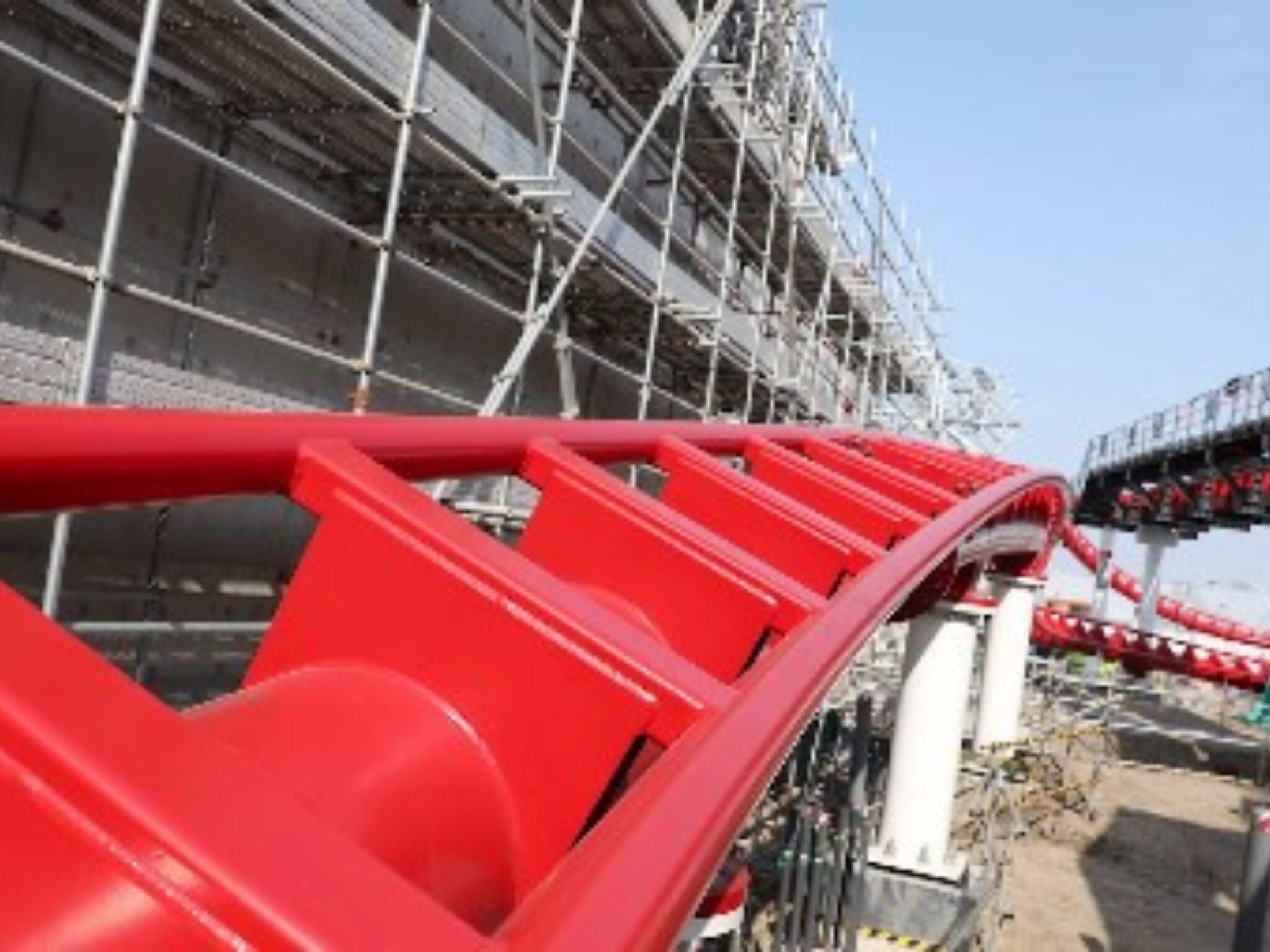 First Look at Ride Track Installed for Spider-Man at Shanghai ...