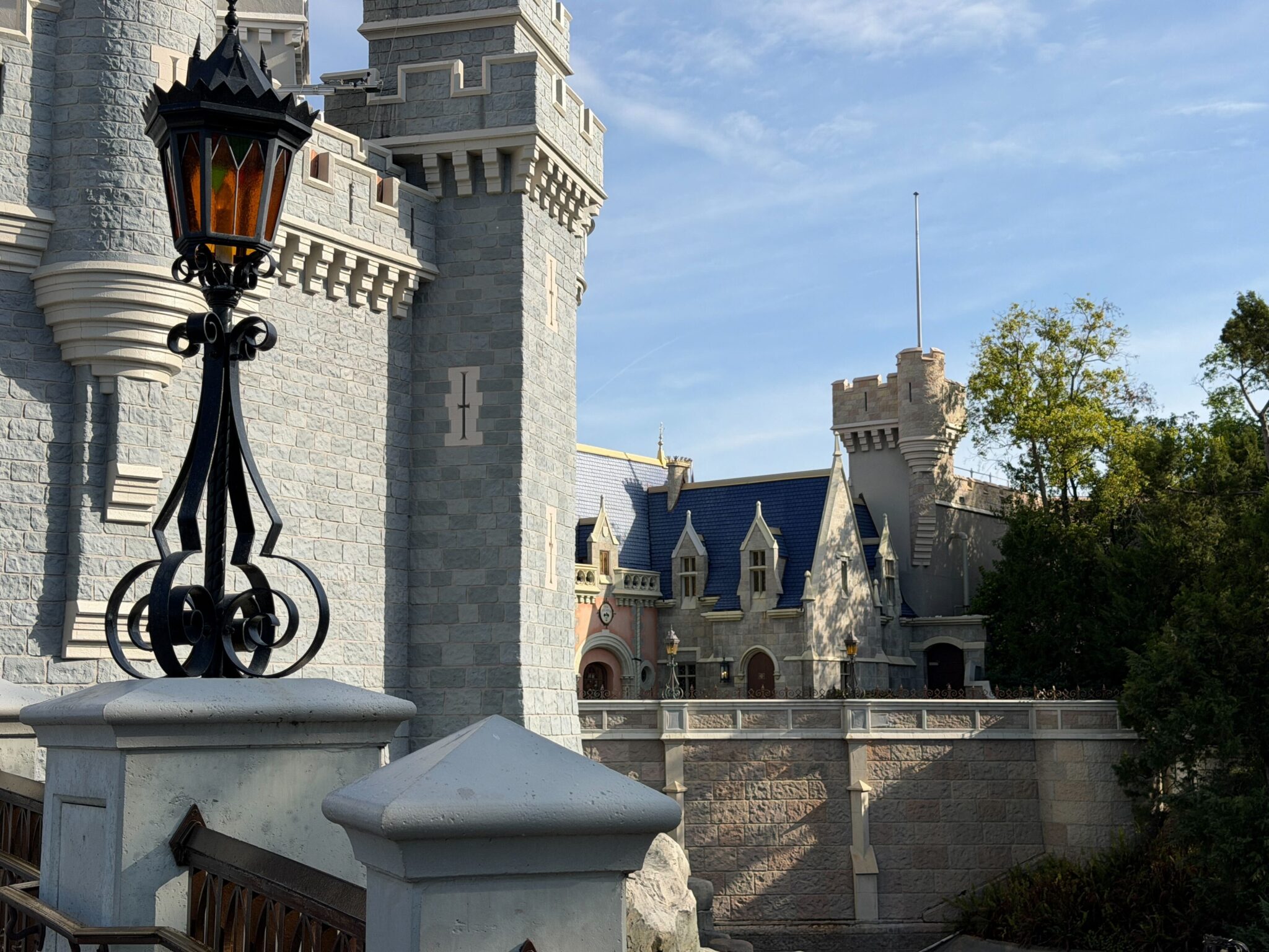Construction Wall Installed Behind Cinderella Castle at Magic Kingdom ...