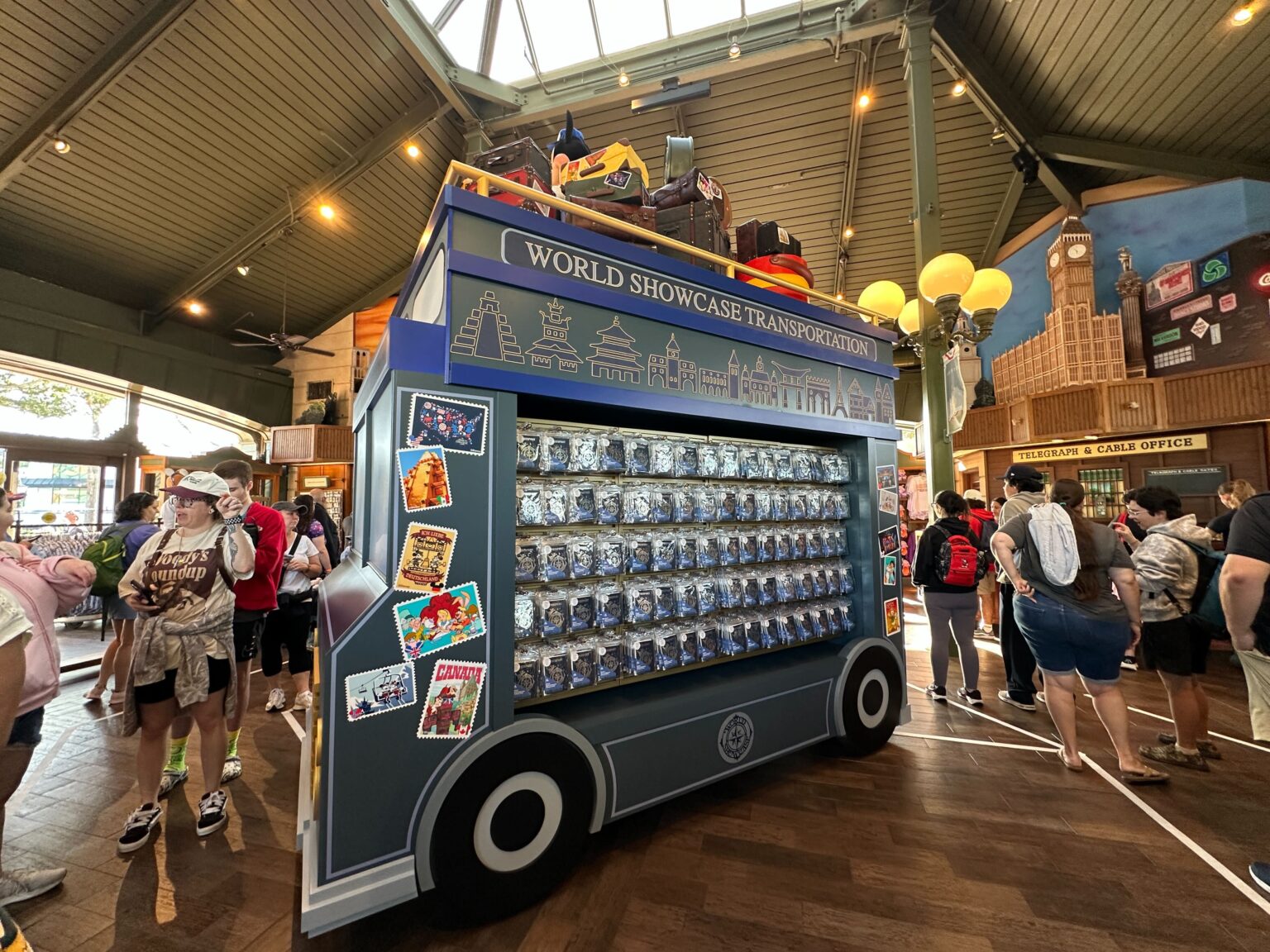 Merchandise Display Inspired by Old World Showcase Buses Debuts at ...