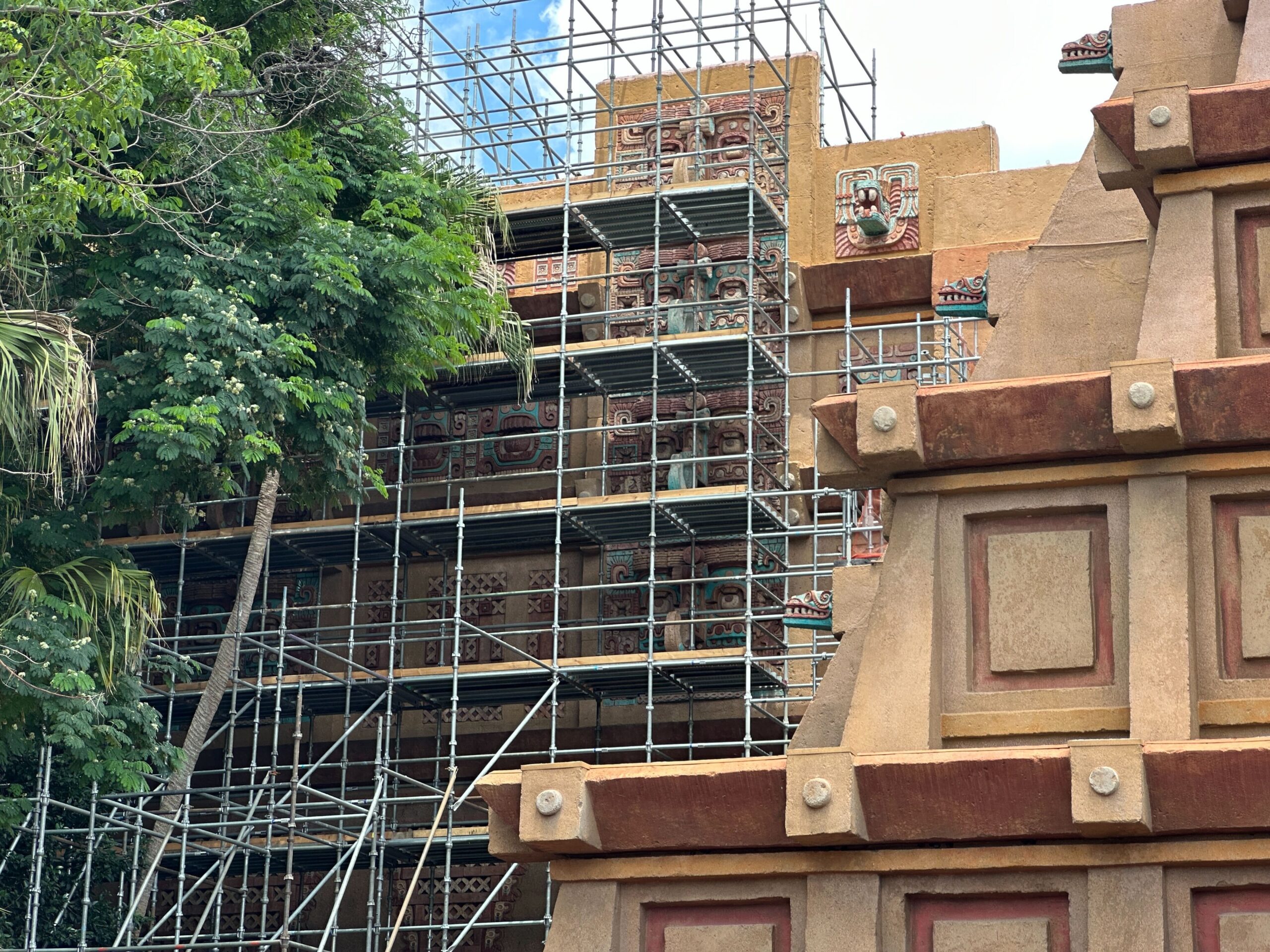 Another Mexico Pavilion Pyramid Entrance Blocked, Creating Guest Flow ...