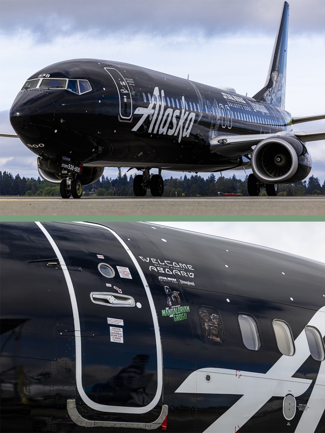 The Mandalorian and Grogu Now Aboard Alaska Airlines’ Star Wars: Galaxy ...
