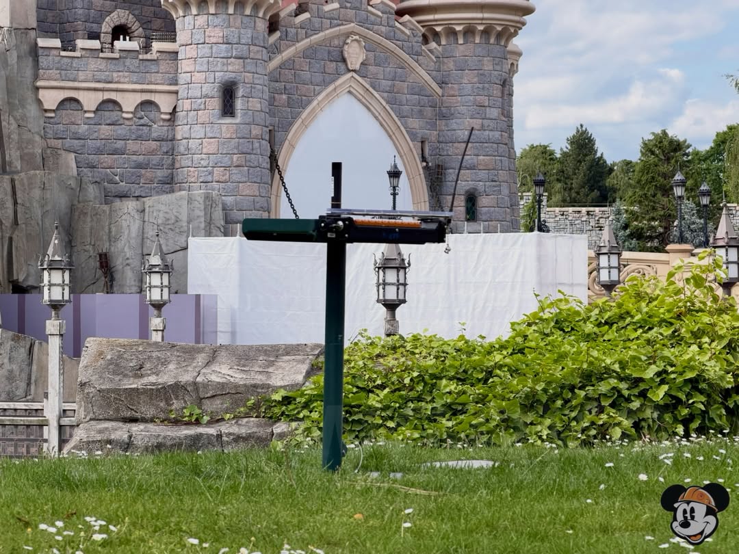 Sleeping Beauty Castle Bridge Refurbishment Begins at Disneyland Paris ...