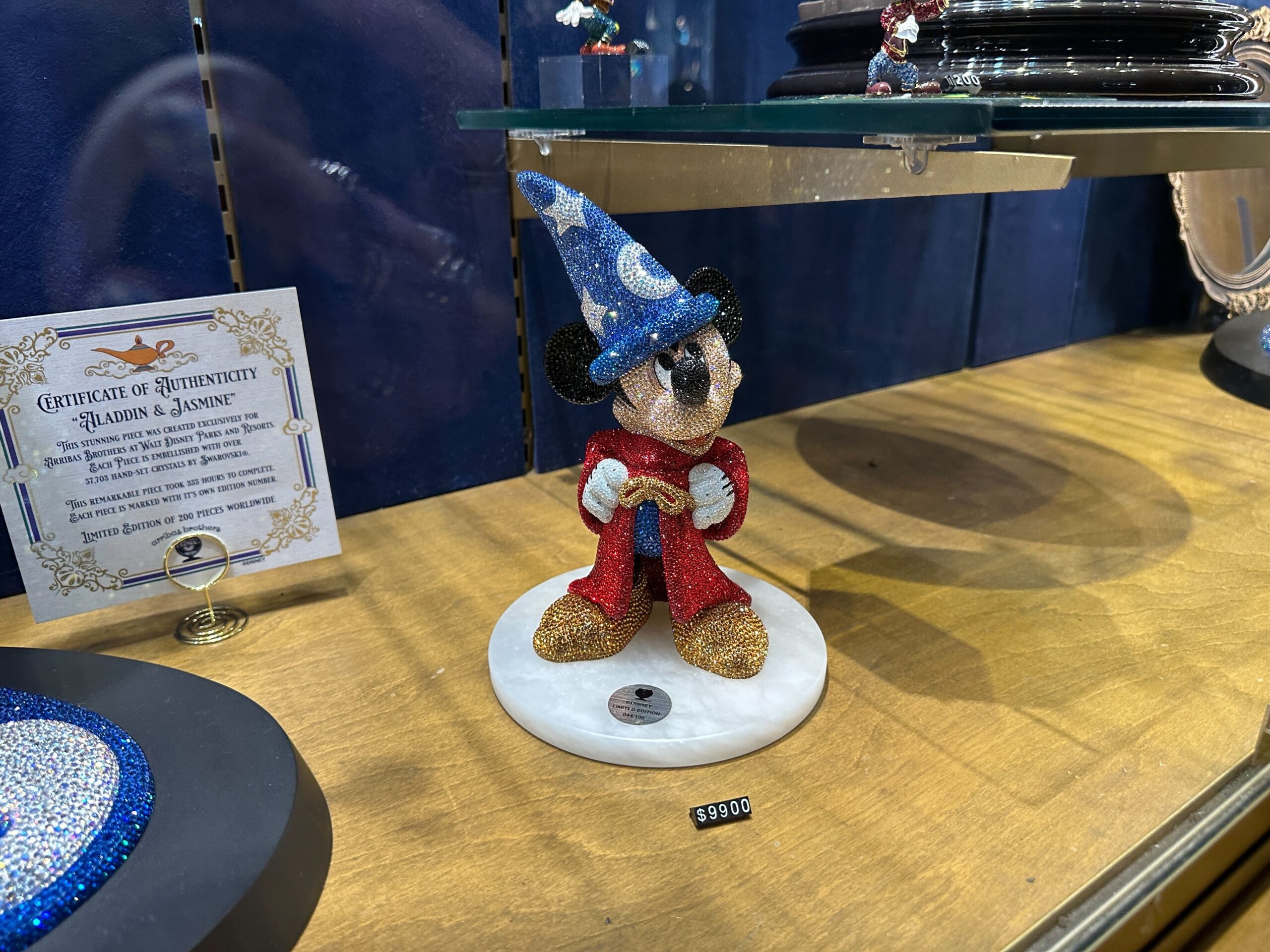 Limited Edition Sorcerer Mickey Swarovski Figure Arrives at Walt Disney ...