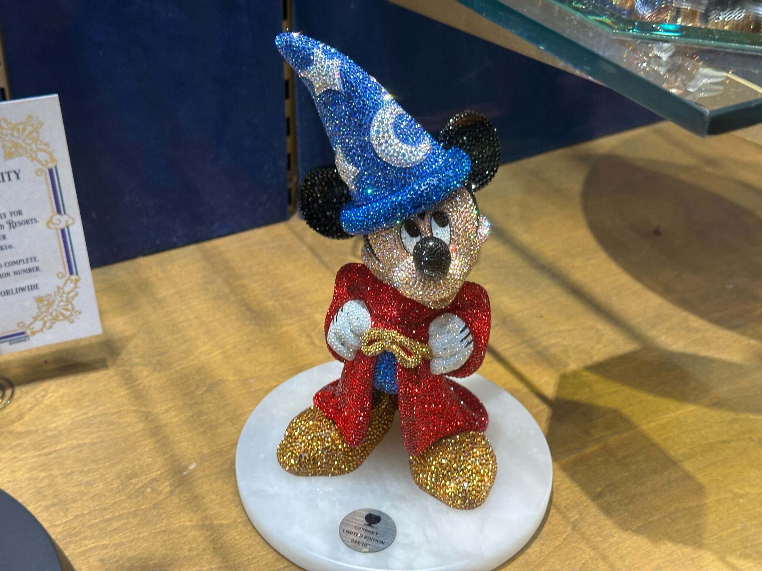 Limited Edition Sorcerer Mickey Swarovski Figure Arrives at Walt Disney ...