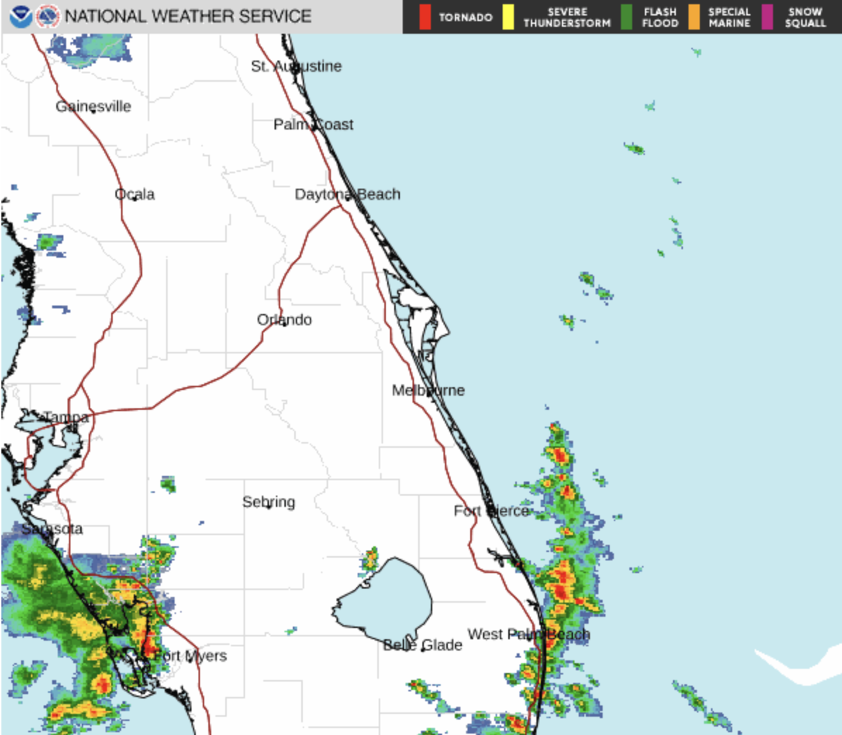 Heavy Rain Forecasted for Orlando Area Today, May 28 - WDW News Today