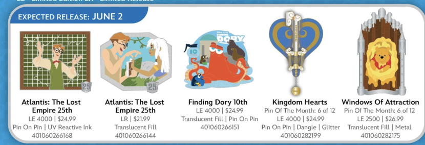 'Kingdom Hearts,' 'Atlantis,' 'Hunchback,' Stitch, and Lots of Limited ...