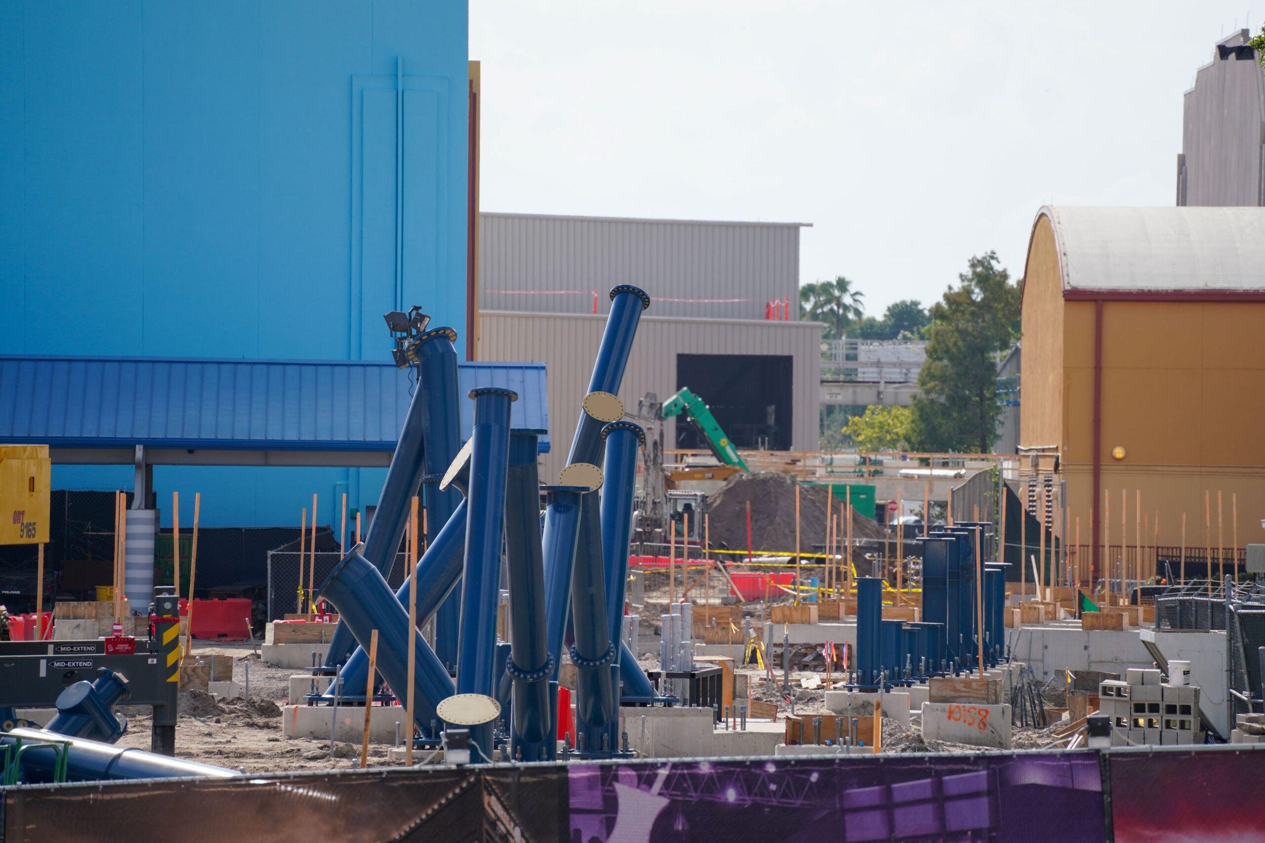 First Track Installed for Fast & Furious Hollywood Drift Roller Coaster ...