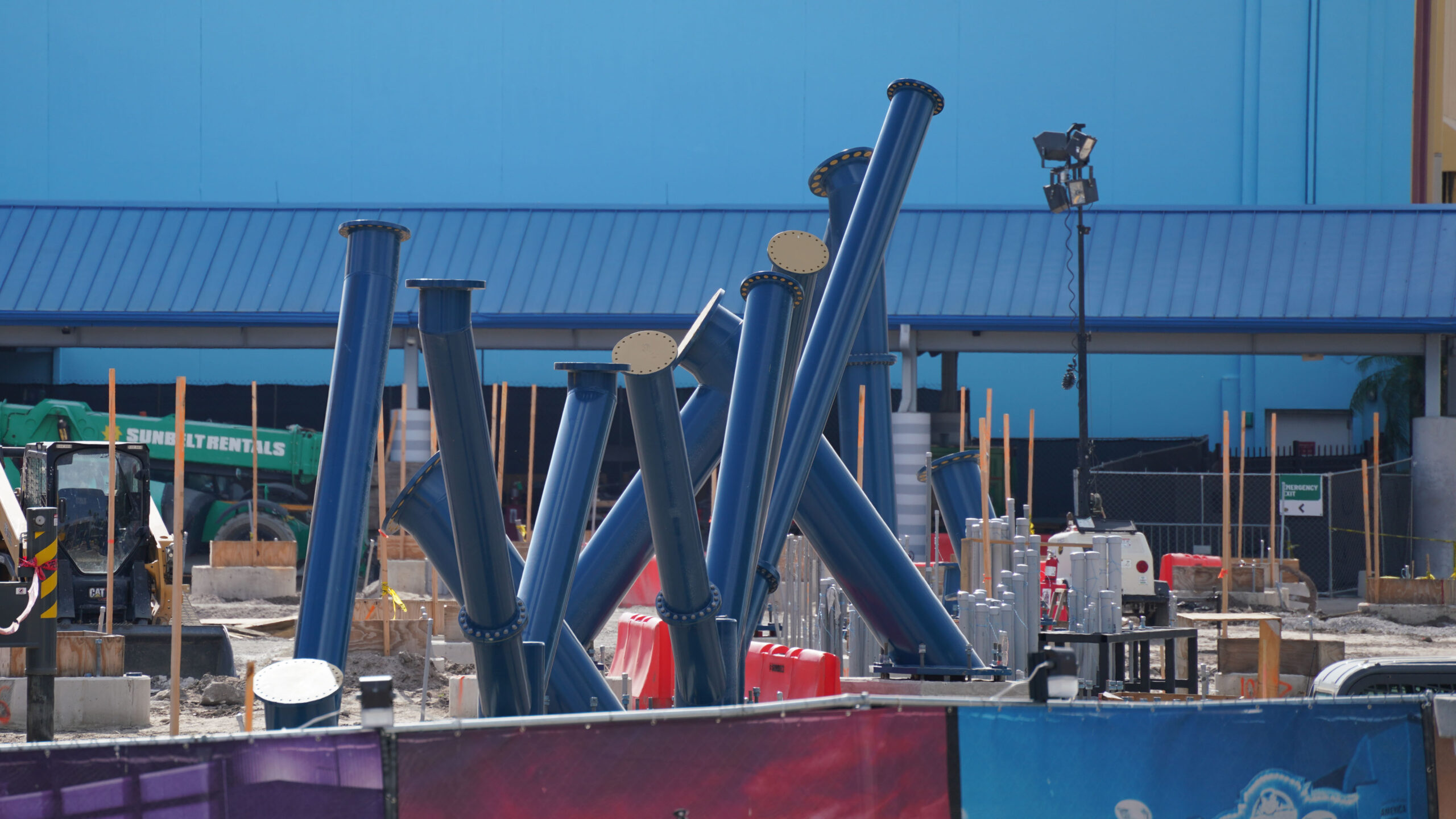 First Track Installed for Fast & Furious Hollywood Drift Roller Coaster ...