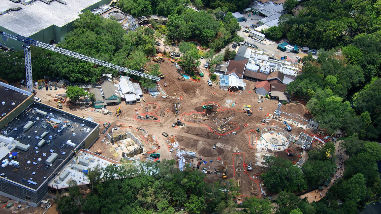Mayan Temple for Future Indiana Jones Ride Begins to Take Shape at ...
