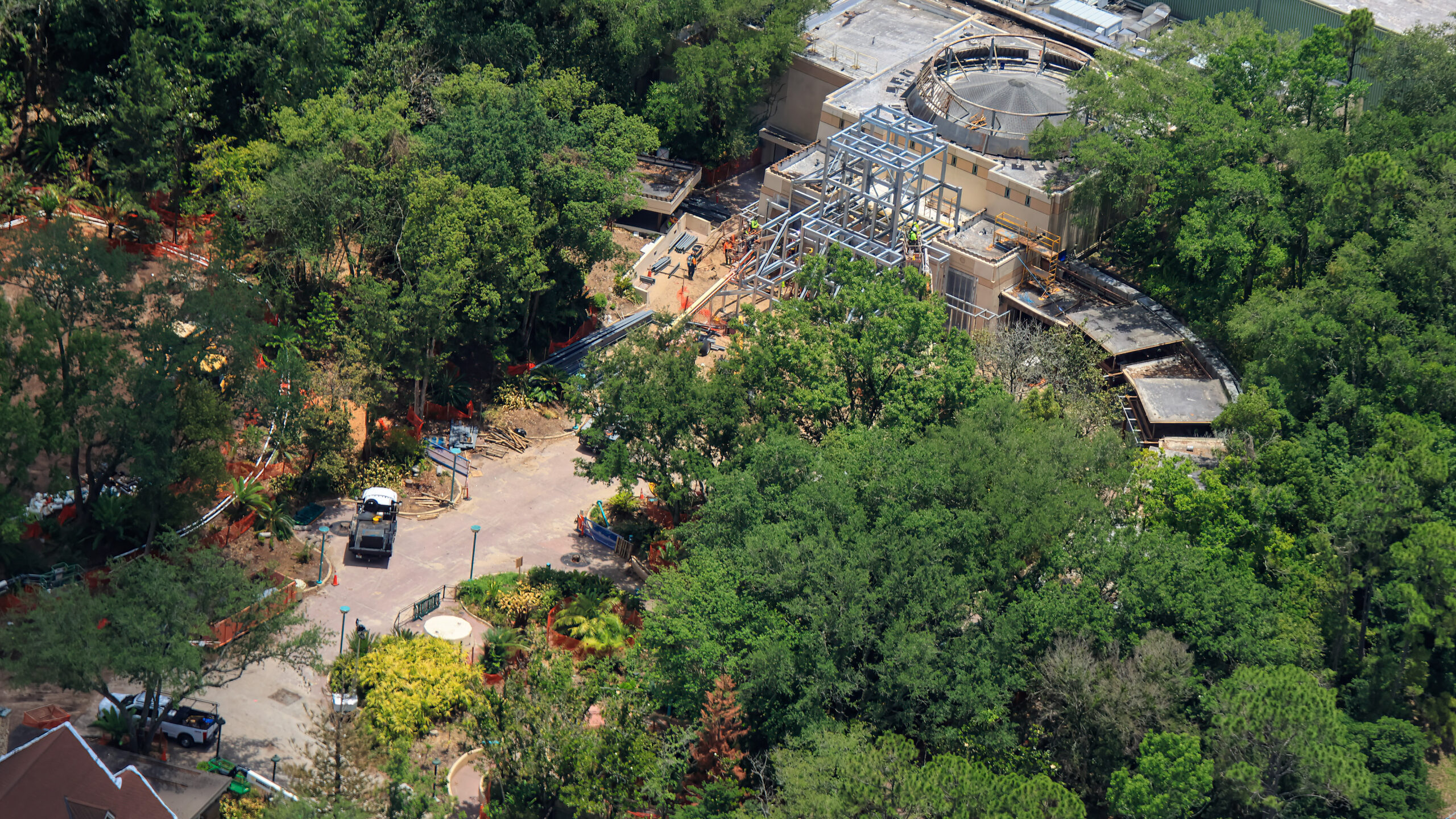 Mayan Temple for Future Indiana Jones Ride Begins to Take Shape at ...