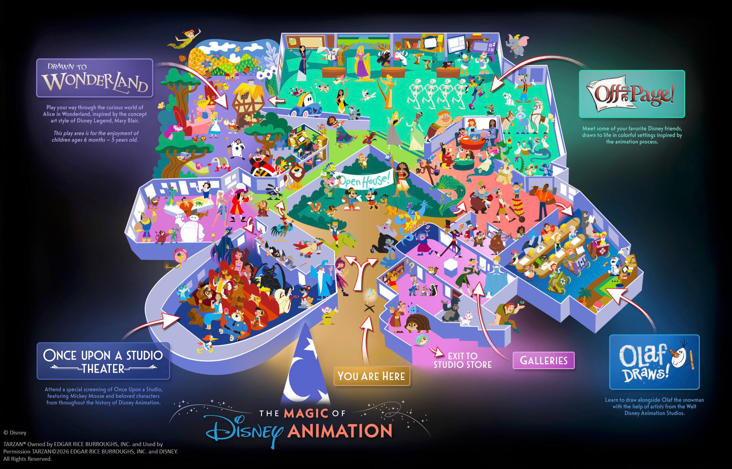 BREAKING: Full Map, Concept Art Released for New Magic of Disney ...