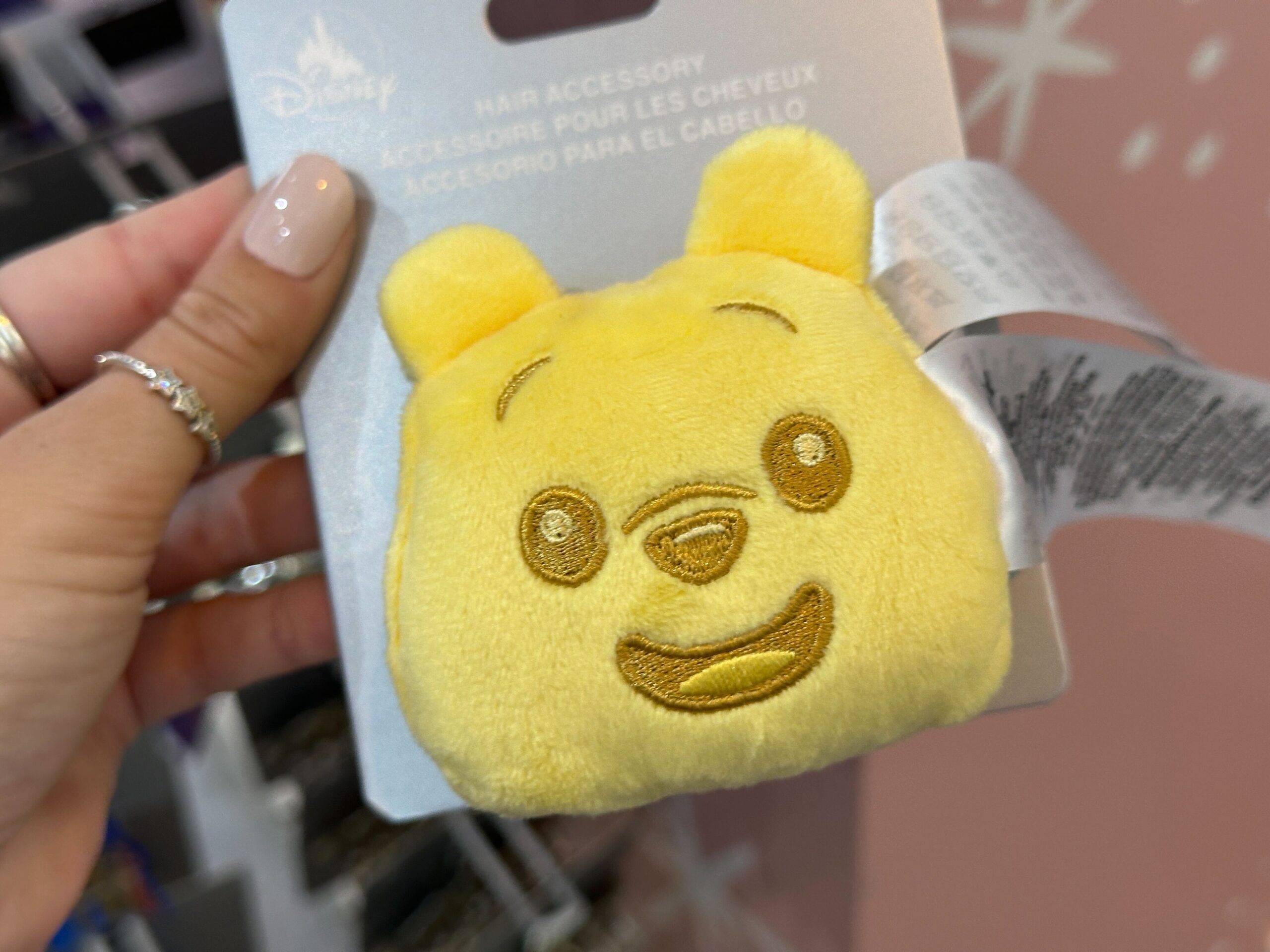 Pooh, Stitch, Donald, and Mickey Pastel Monochrome Plush Claw Clips ...