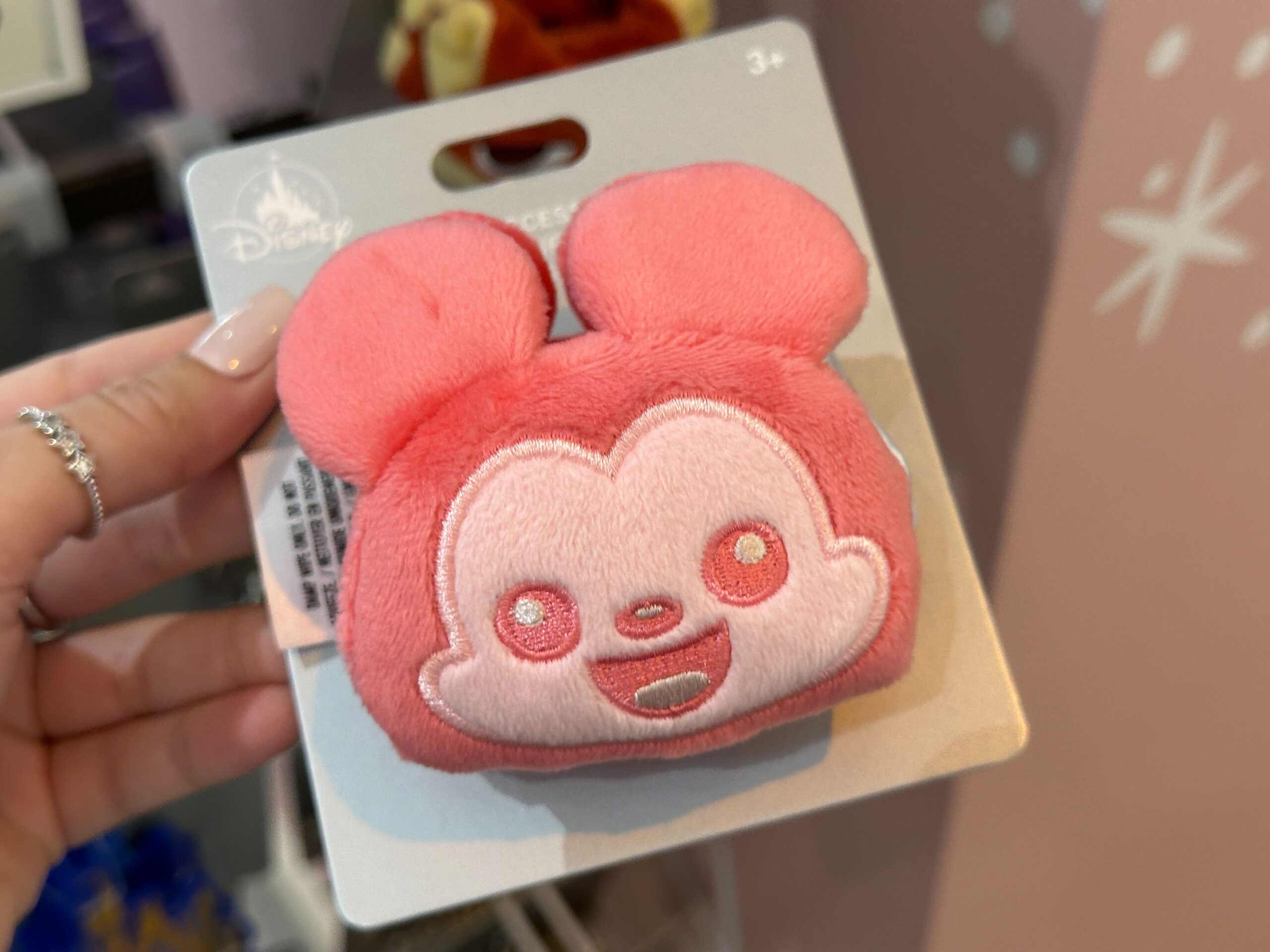 Pooh, Stitch, Donald, and Mickey Pastel Monochrome Plush Claw Clips ...