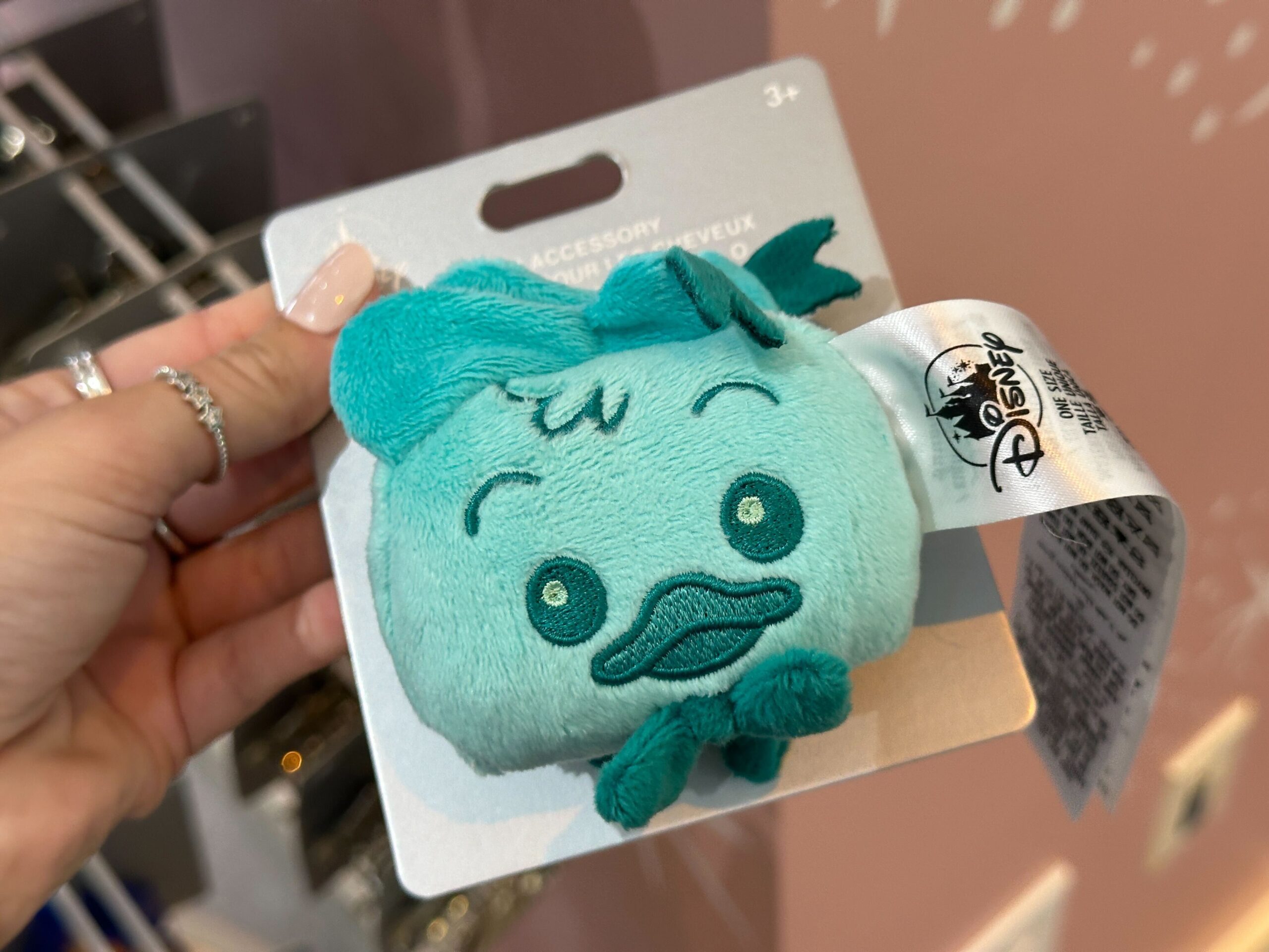 Pooh, Stitch, Donald, and Mickey Pastel Monochrome Plush Claw Clips ...