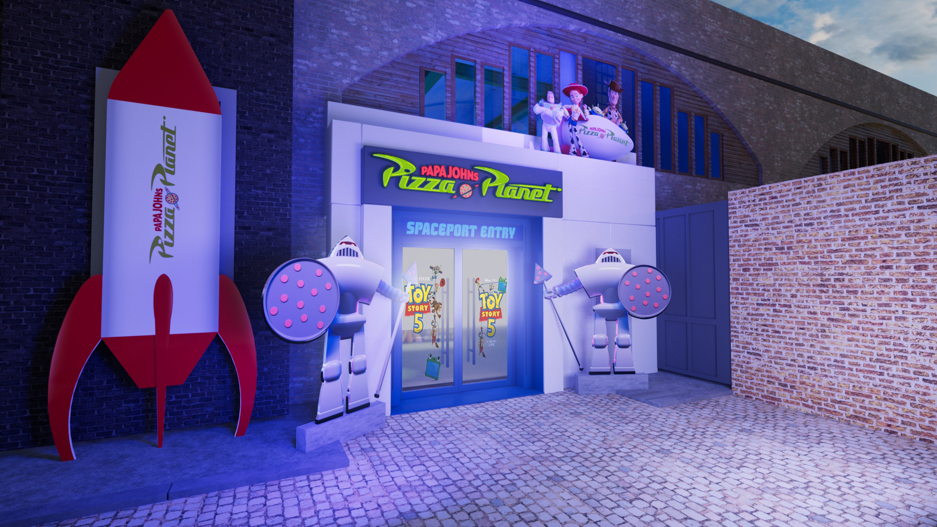 Papa Johns Bringing Pizza Planet to Life With Immersive ‘Toy Story 5 ...