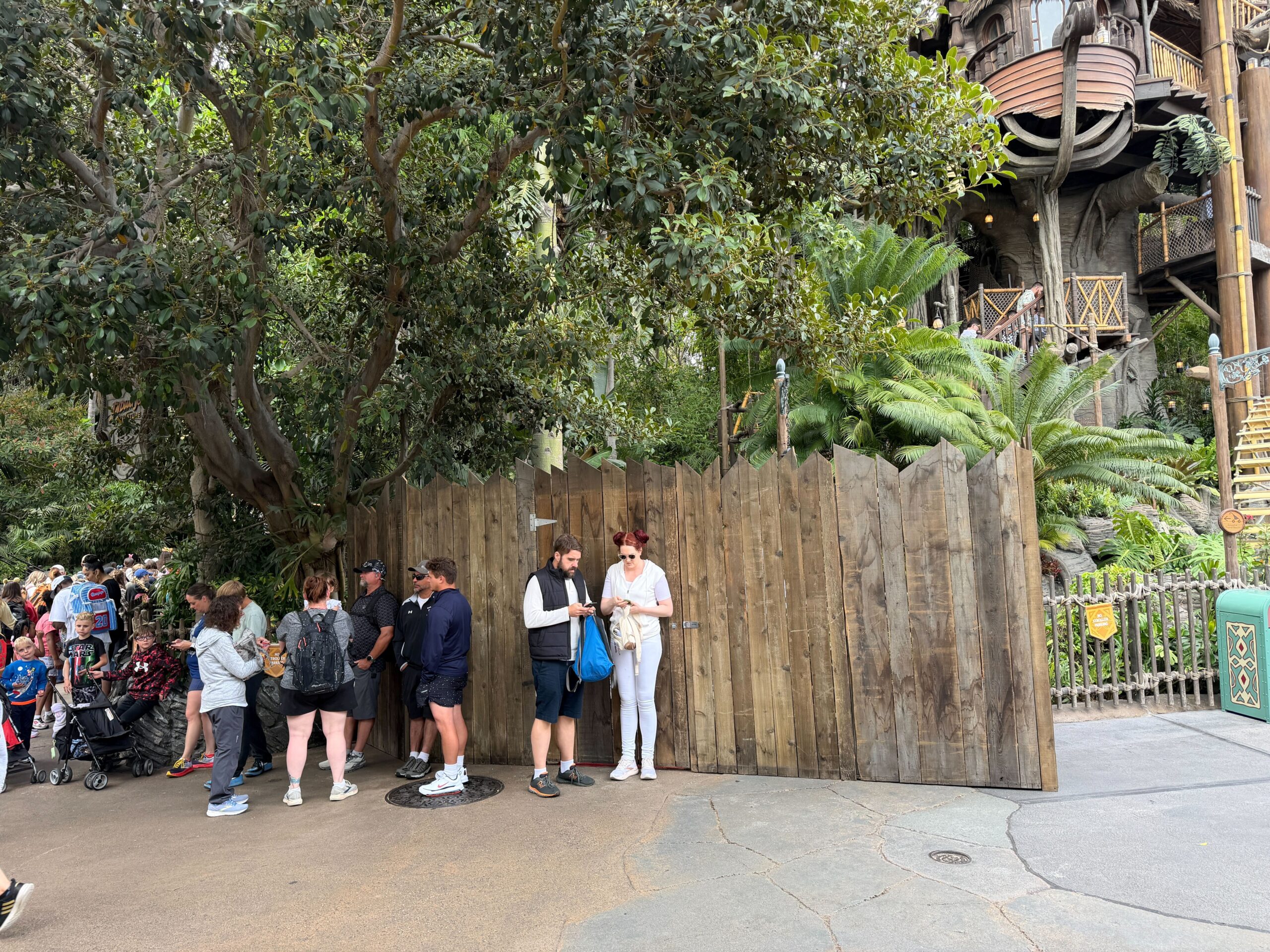 Construction Wall Goes Up Between Indiana Jones Adventure and ...