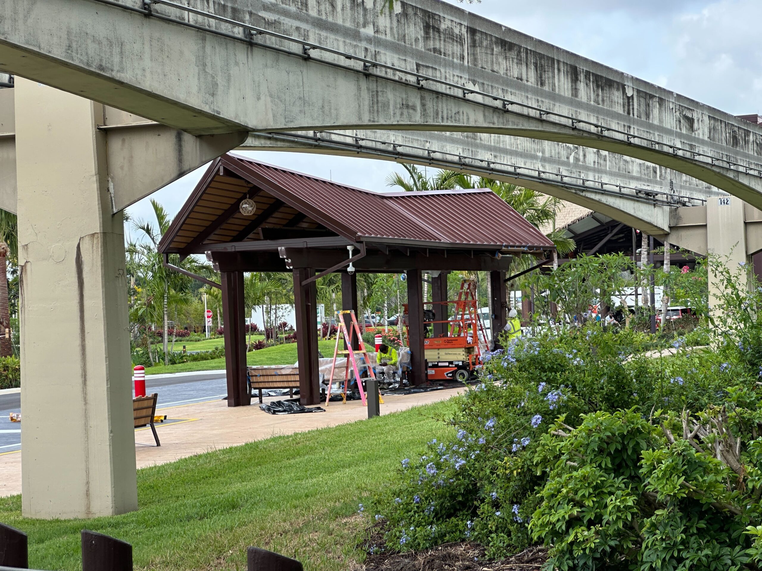Bus Depot Getting Finishing Touches at Disney's Polynesian Village ...