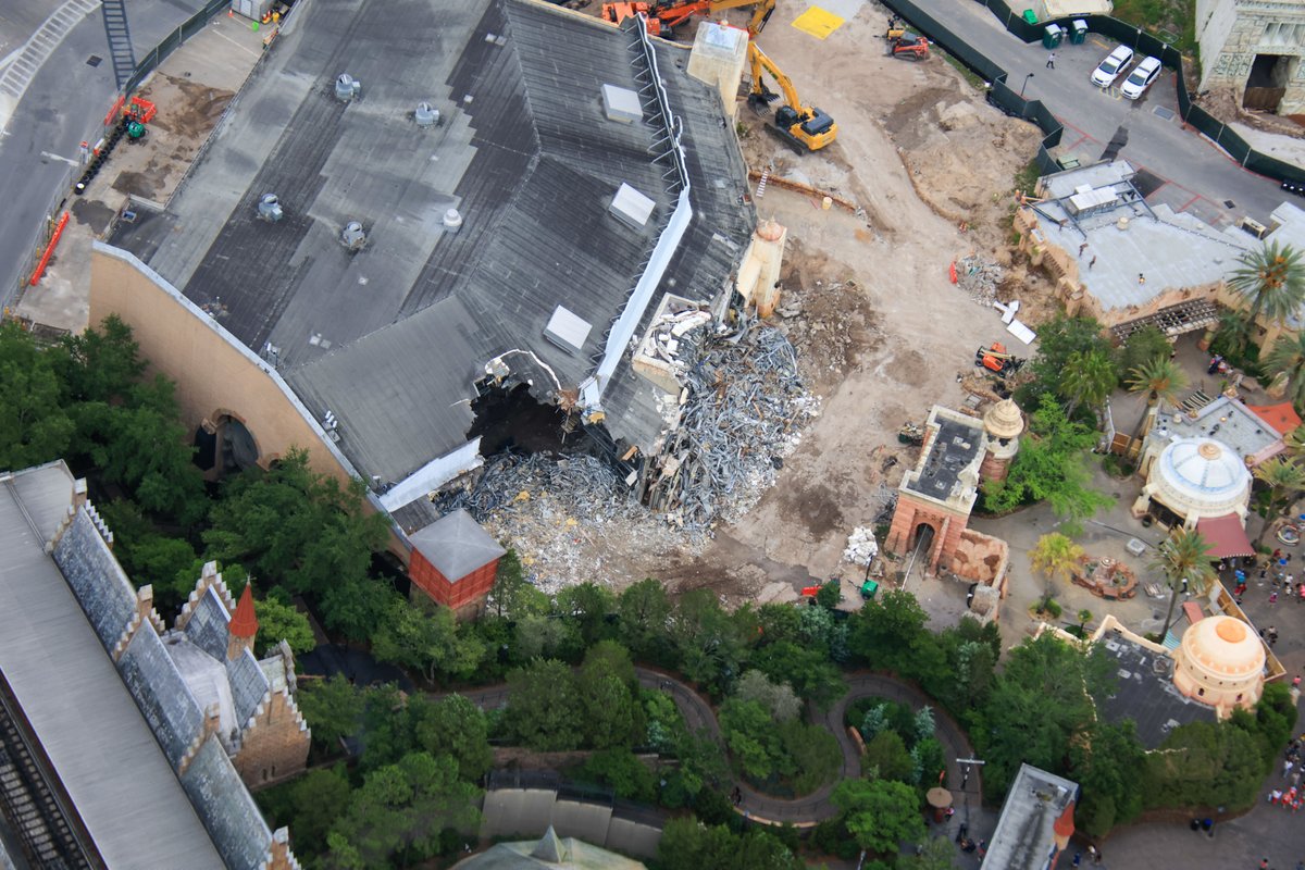 Sinbad Theater Demolition Underway in The Lost Continent at Universal ...
