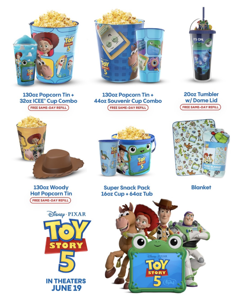 'Toy Story 5' Food and Novelties Coming to Theaters for Film Release ...