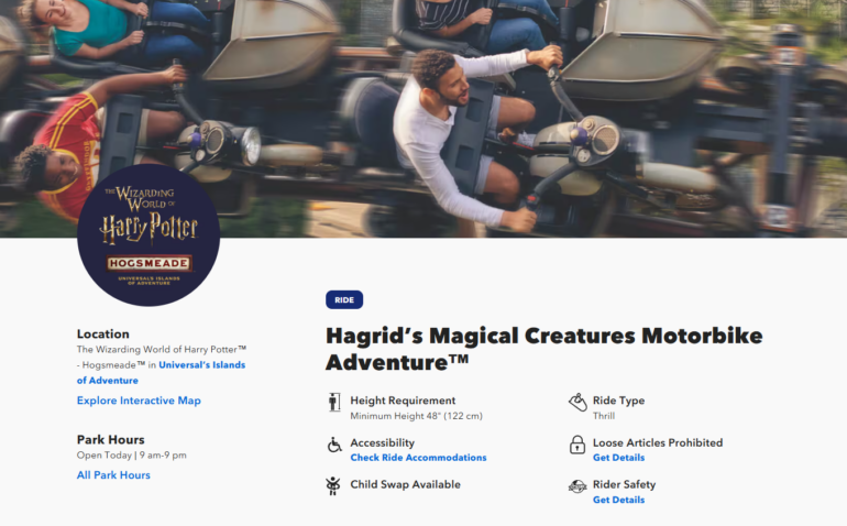 Hagrid’s Magical Creatures Motorbike Adventure Will be Discontinued for ...