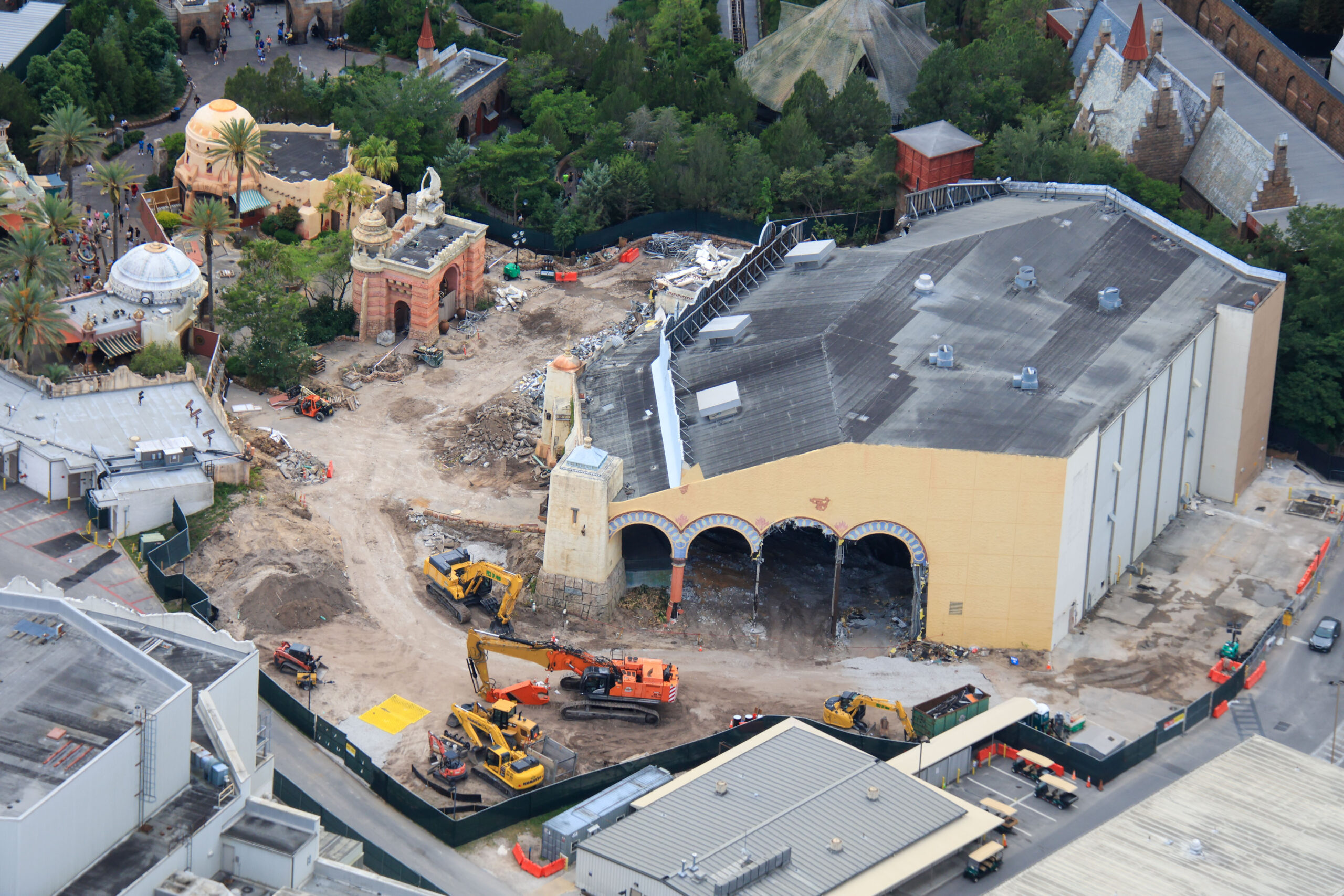 Sinbad Theater Demolition Underway in The Lost Continent at Universal ...