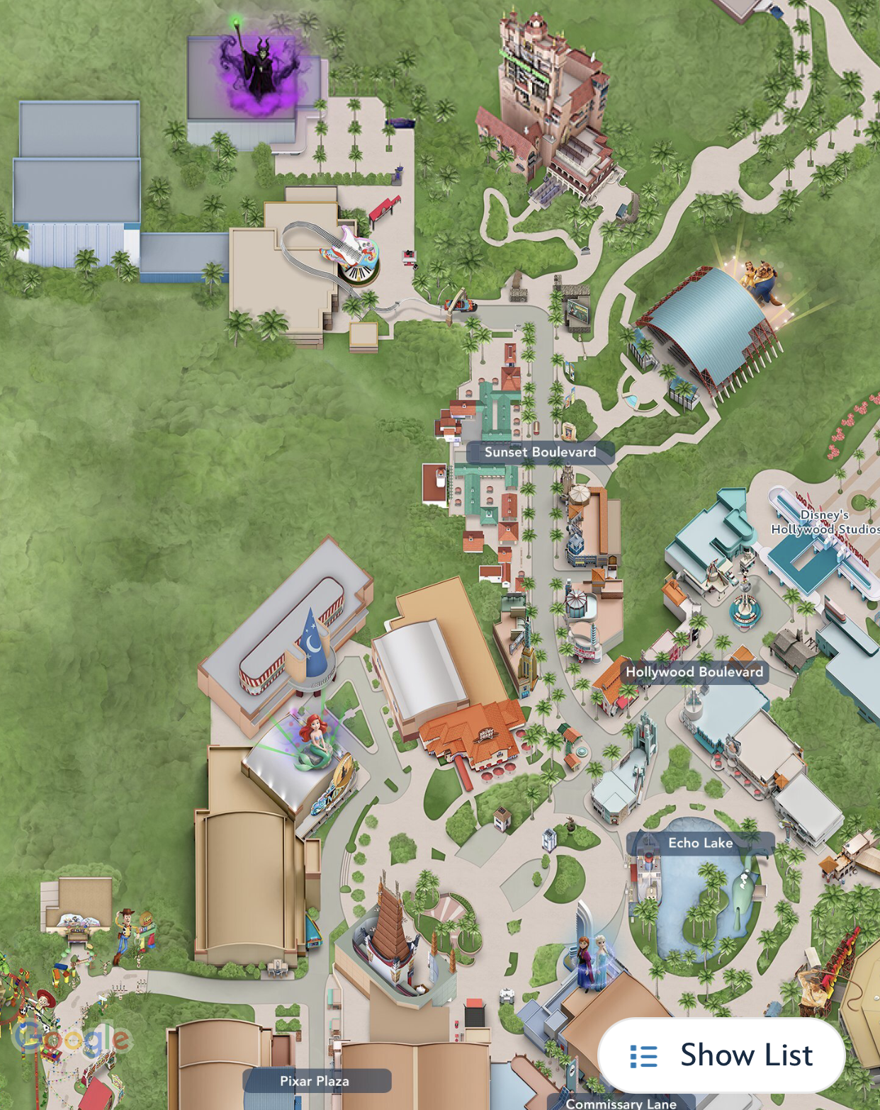 Disney's Hollywood Studios Digital Map Updated with Muppets Rock 'N ...